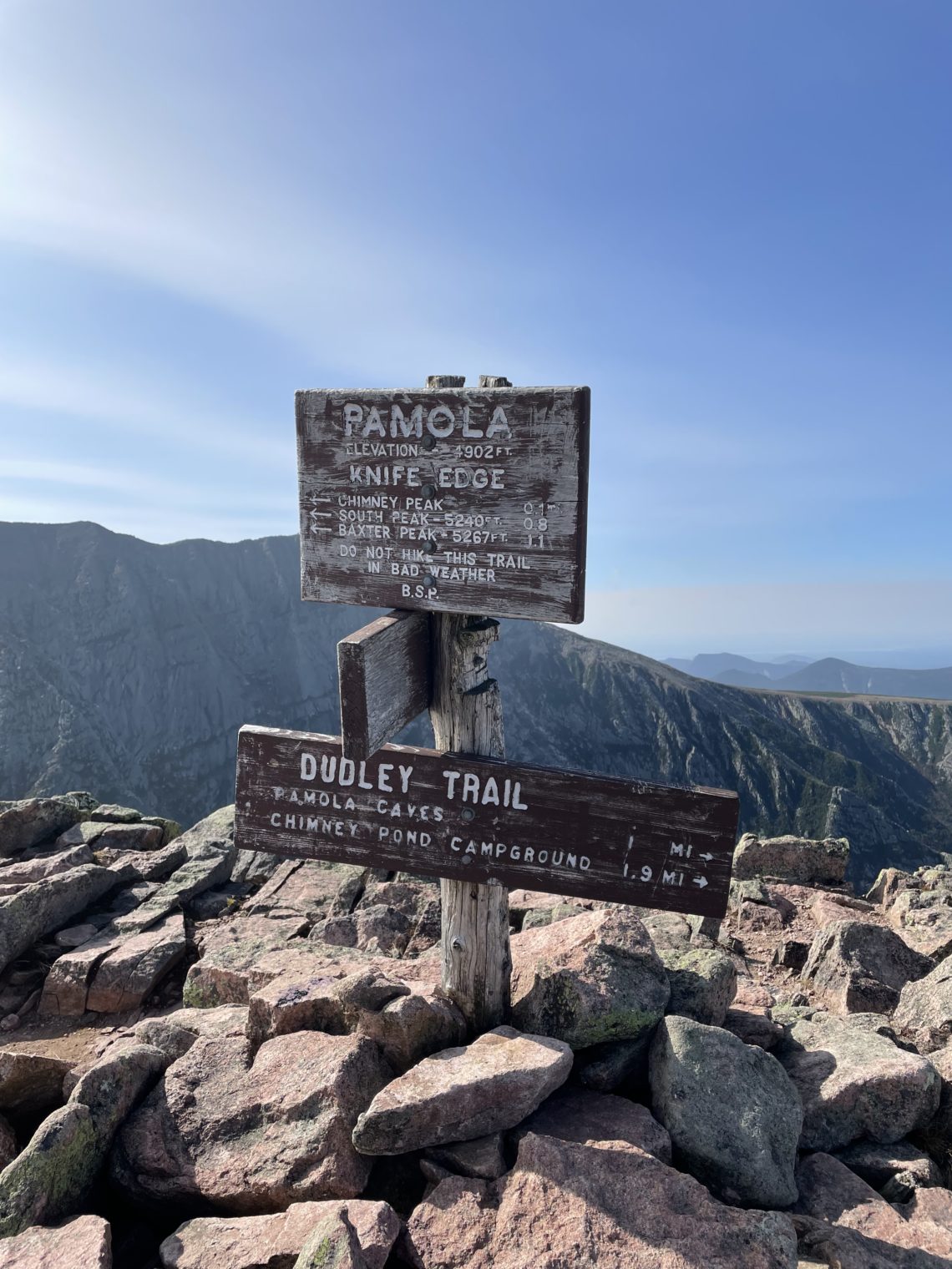 Katahdin: Knife's Edge | 5268 ft | ME - She Hikes Mountains